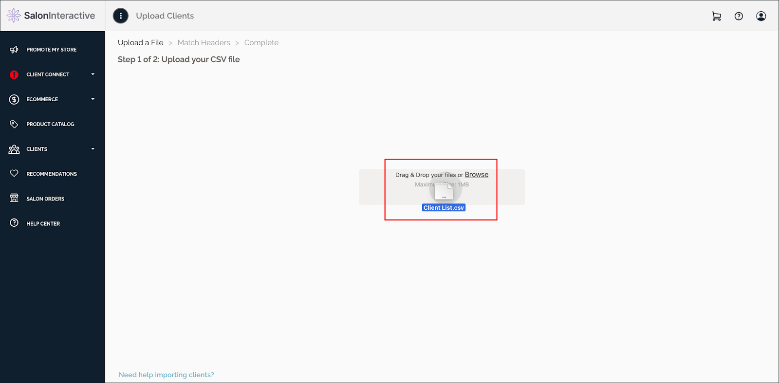 How do I upload clients?